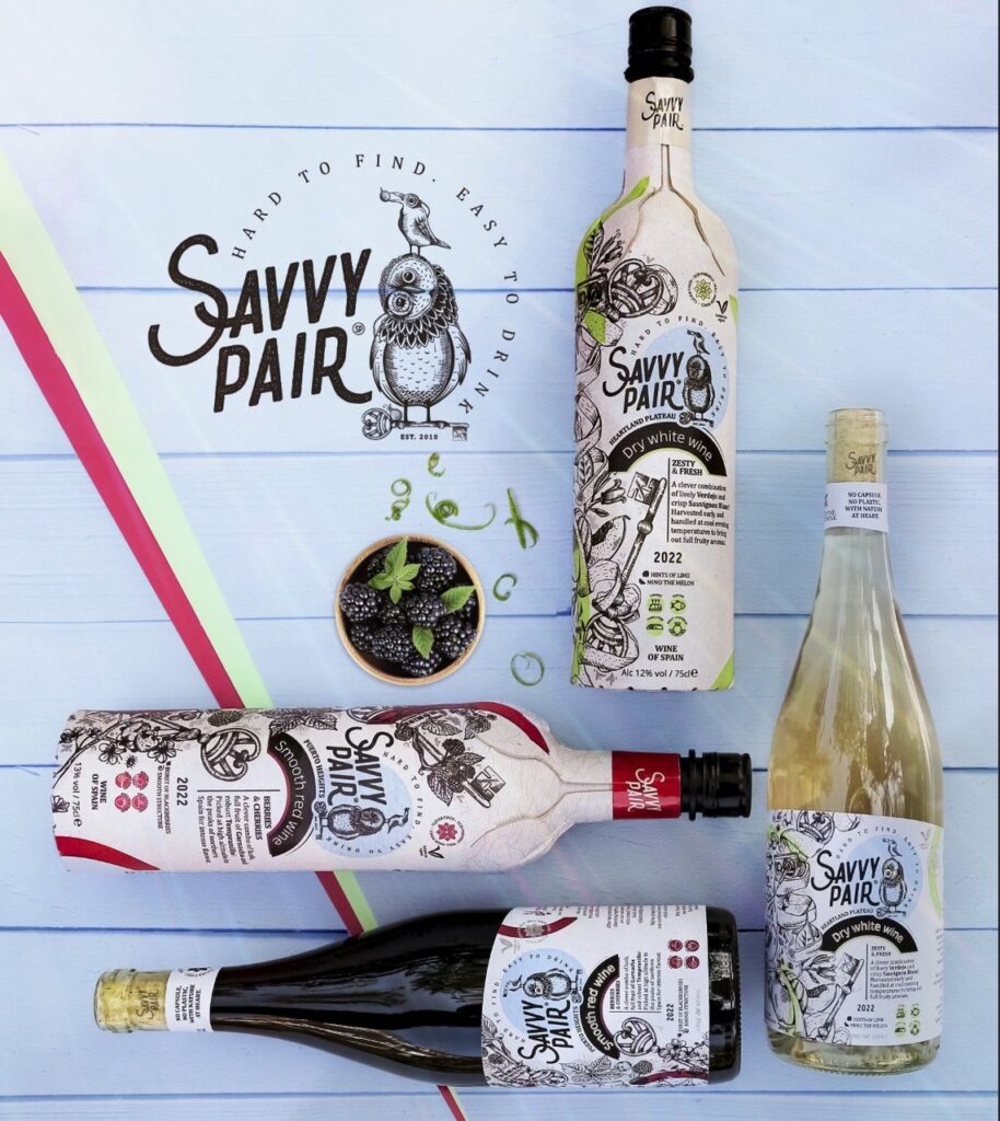 Savvy Pair win design award for their new wine in a Frugal Bottle ...